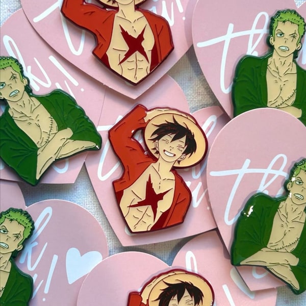 Anime Enamel Pins - Etsy