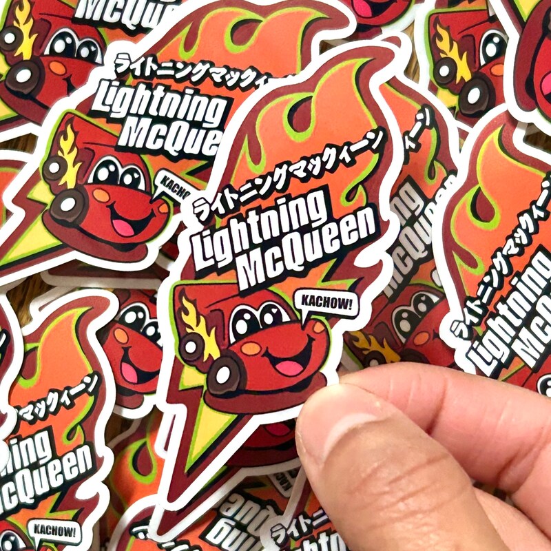 Stickers rayo mcqueen - Etsy España