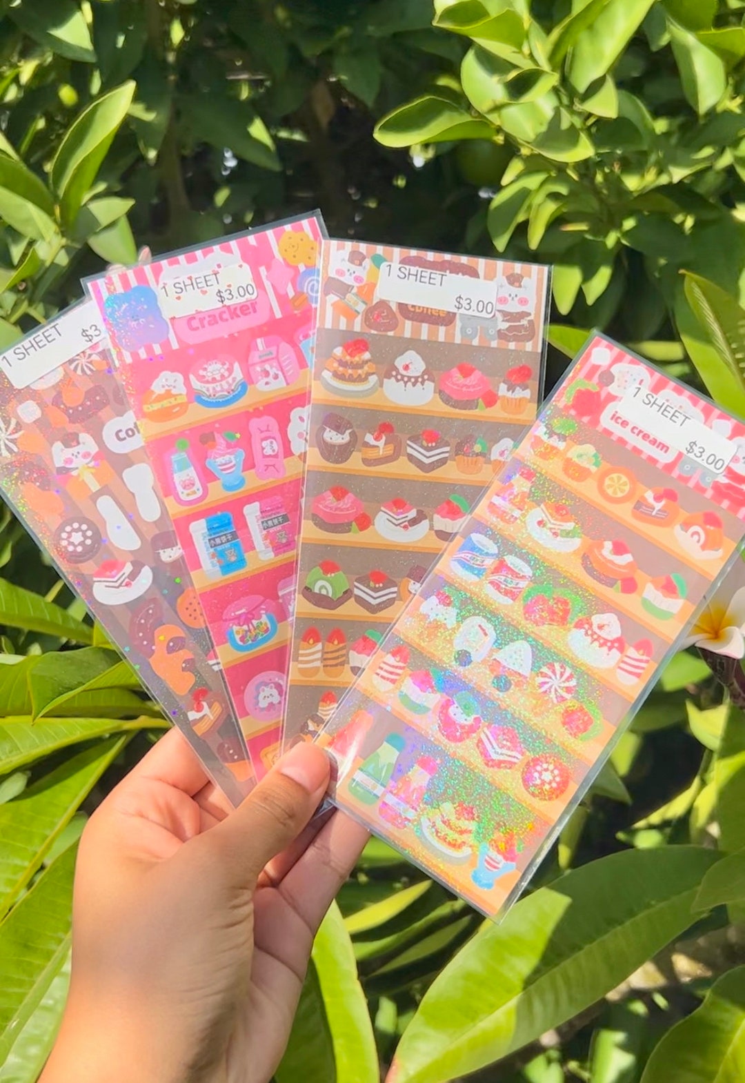 Pastry Deco Stickers, Food Deco Stickers, Top Loaders, Kpop Deco ...