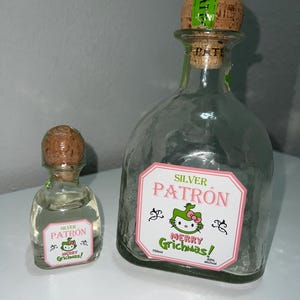 Personalized Mini Patron Tequila Label 50ML, Birthday Gift, Groomsmen ...