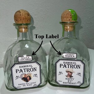 Custom Patron Label, Liquor Label, Birthday Bottle Labels, Groomsmen ...