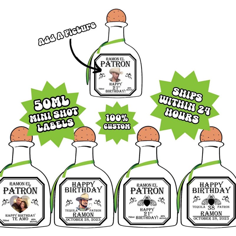 Reusable Patron Cups - Etsy