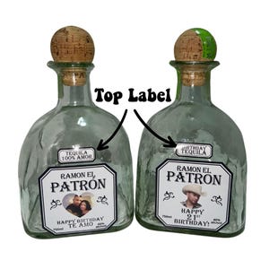 Custom Patron Label, Liquor Label, 21st Birthday Labels, Groomsman Gift ...
