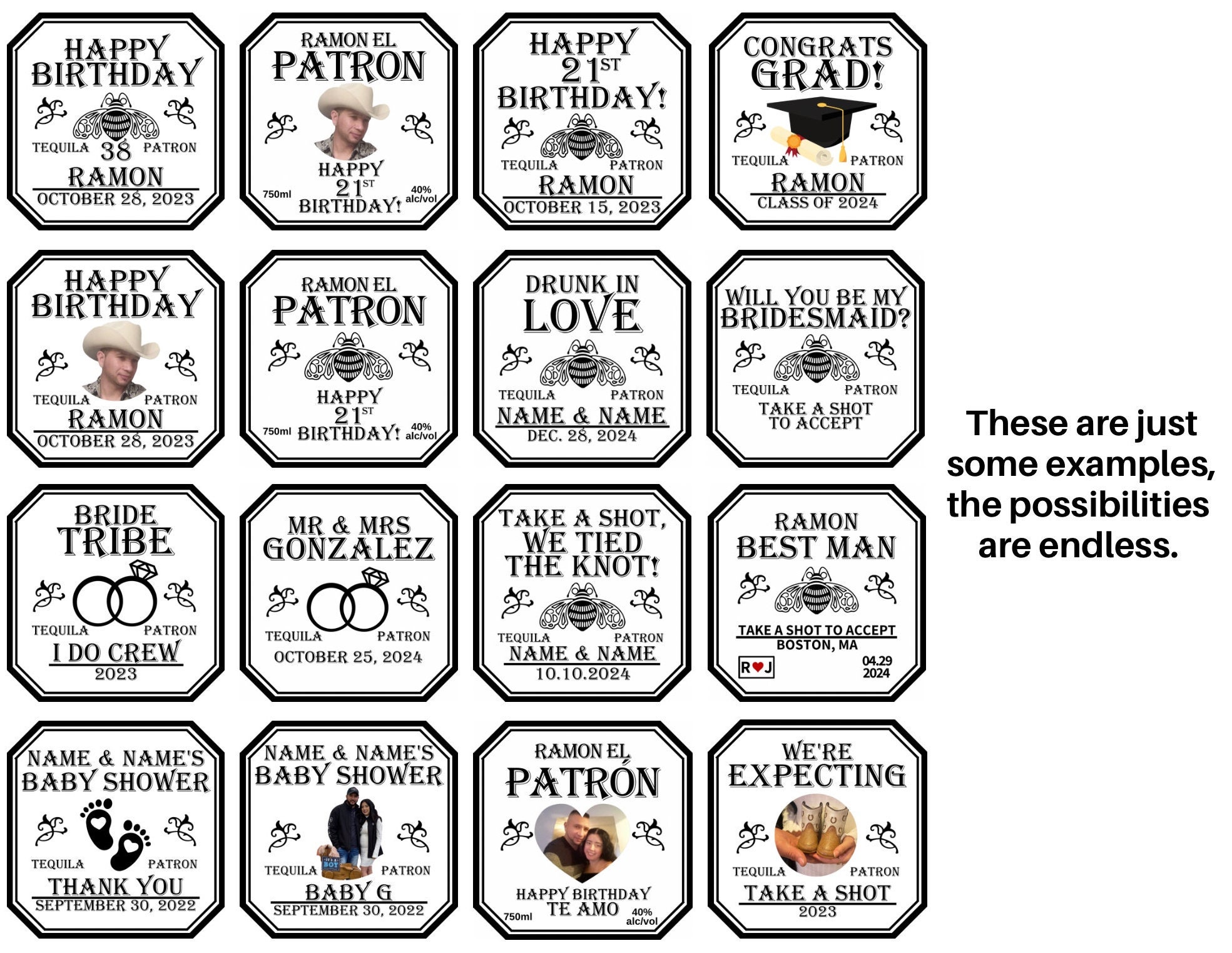 Custom Patron Label, Taylor Custom Label, Merry Swiftmas, Tis the Damn ...