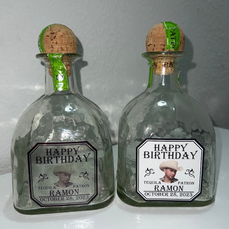 Custom Patron Label, Liquor Label, Birthday Bottle Labels, Groomsmen ...