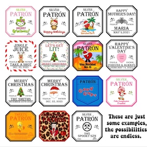 Custom Patron Label, Liquor Label, 21st Birthday Labels, Groomsman Gift ...