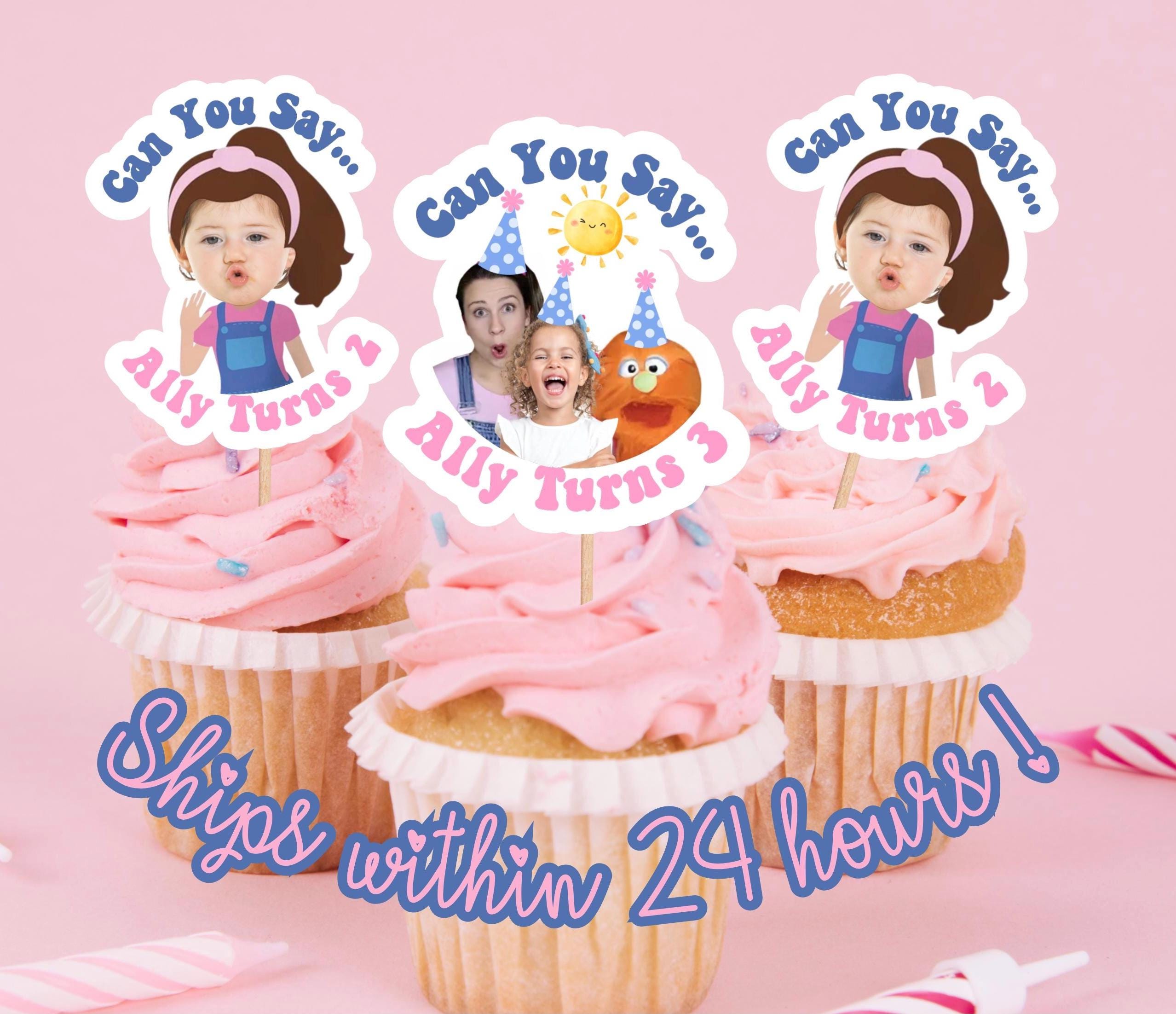 Ms Rachel Personalized Cupcake Toppers, Can You Say Cupcake Toppers ...