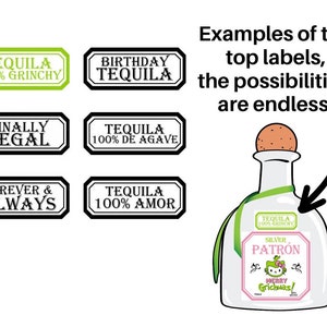 Custom Patron Label, Liquor Label, Birthday Labels, Bachelor Proposal ...