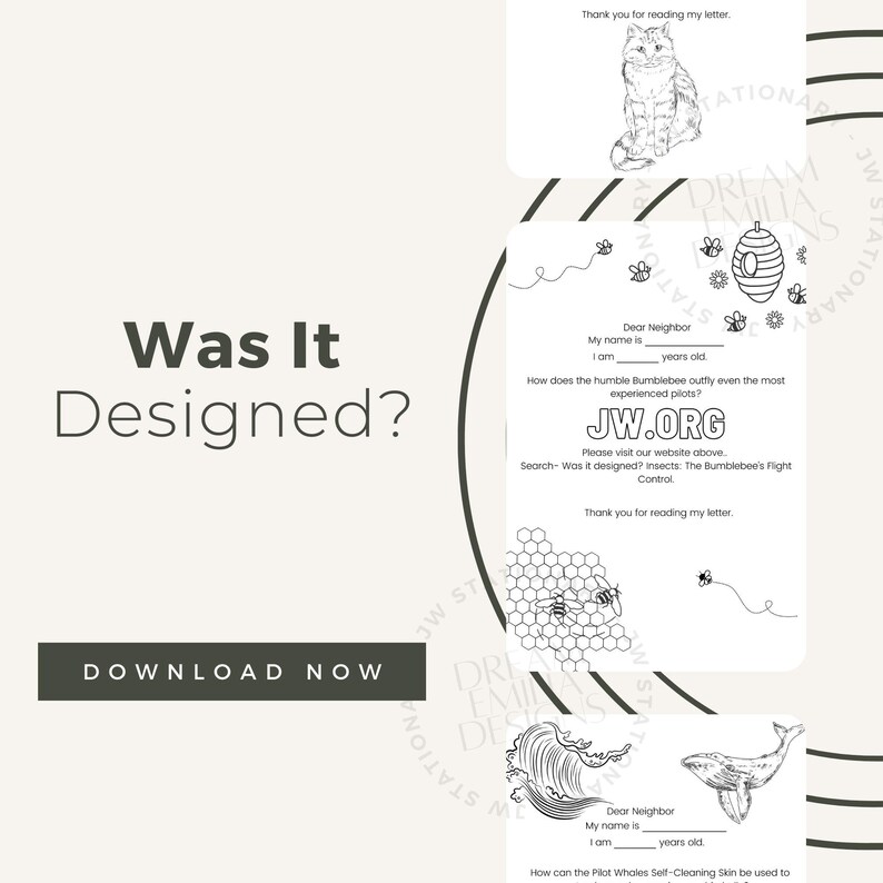 JW Kids Letter Writing Bundle, Digital Download, JW Pioneer, JW Kid ...