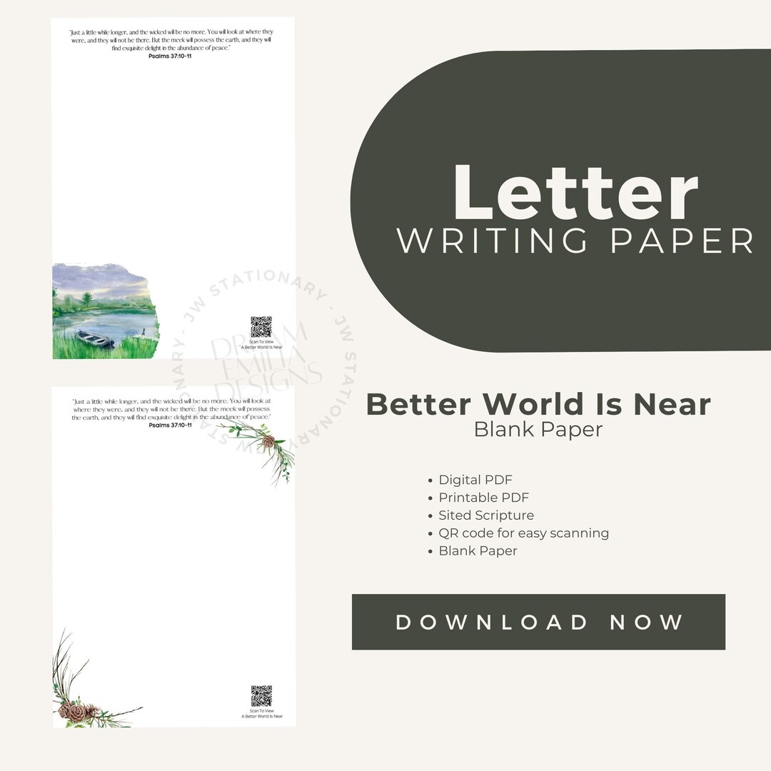 JW Letter Writing Bundle, Letter Writing, JW Pioneer, Pioneer Gifts ...