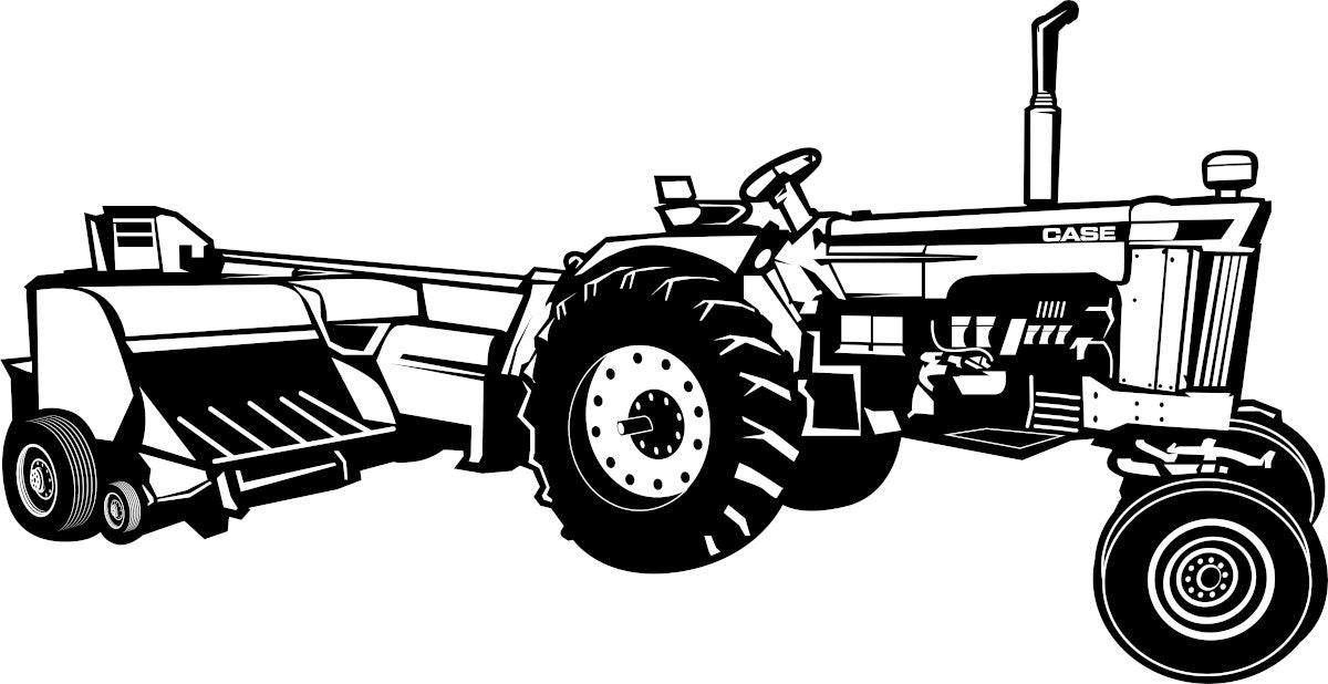 Case Tractor Drawing