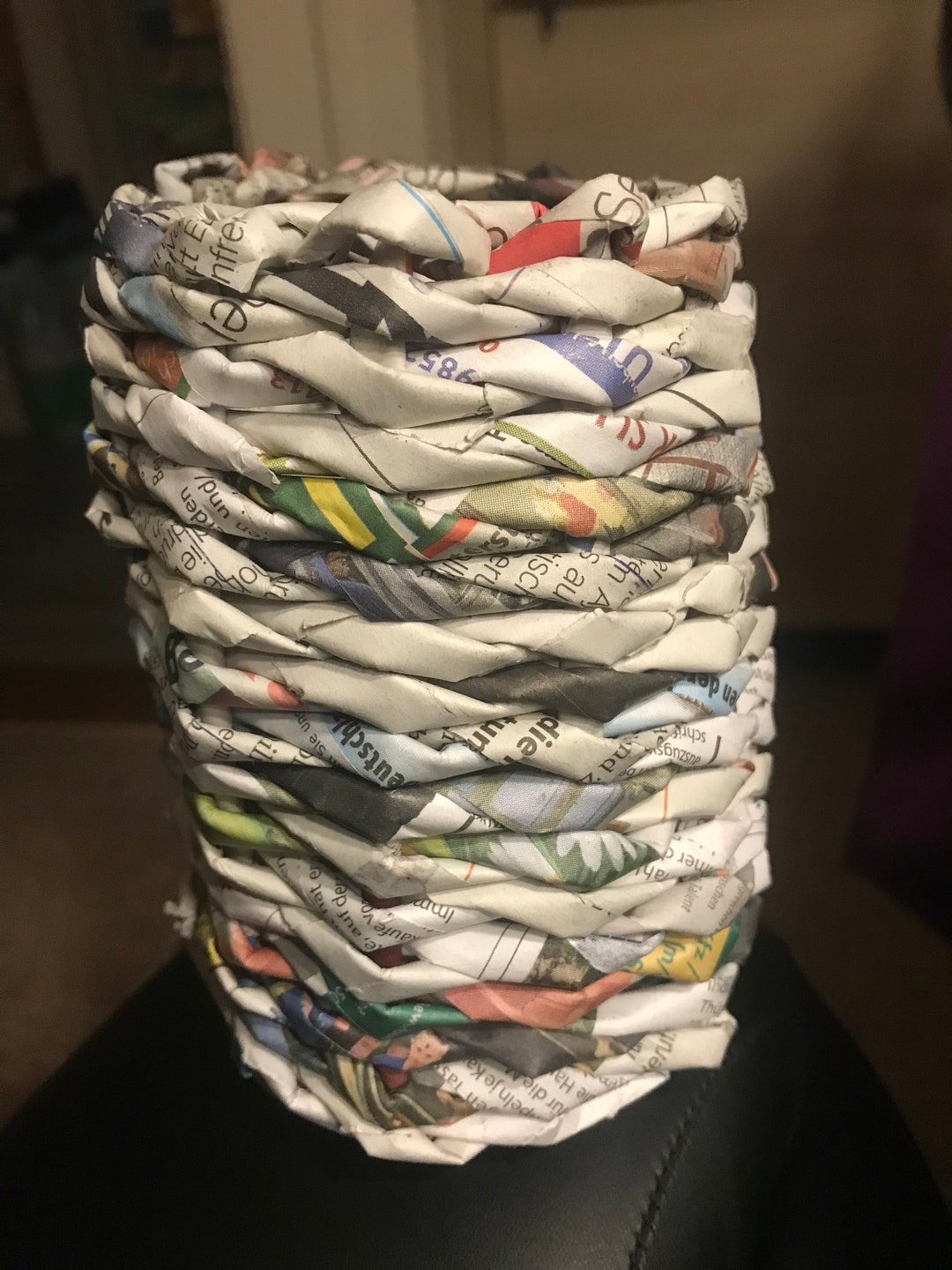 Upcycling Pen Holder Made of Waste Paper - Etsy