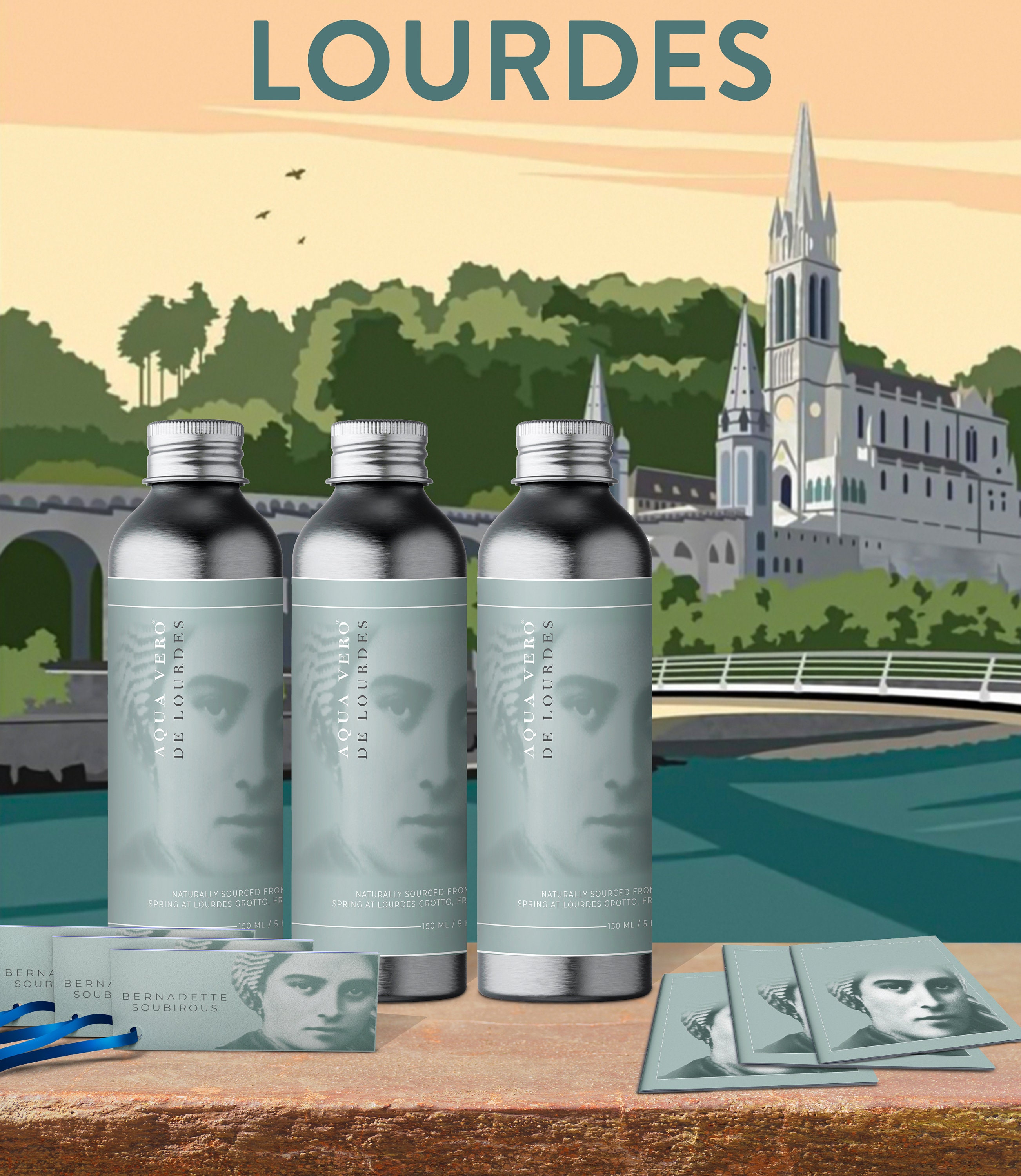 Fresh Lourdes Water Straight From the Grotto in Lourdes, France, - 3 X ...