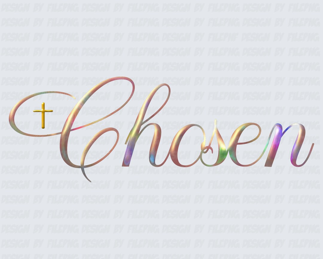 Chosen Cross Svg Png CHRISTIAN SUBLIMATION DESIGNS Downloads - Etsy