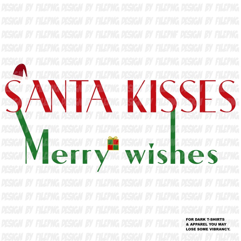 Santa Kisses - Etsy