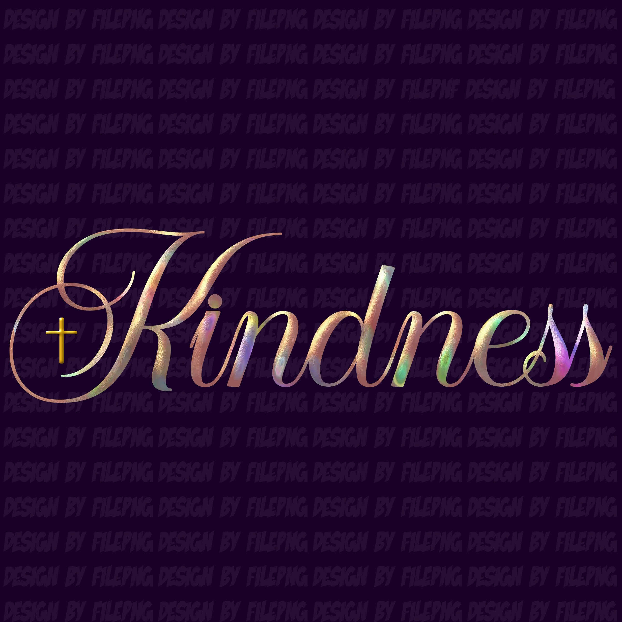 Kindness Cross Svg Png CHRISTIAN SUBLIMATION DESIGNS Downloads ...
