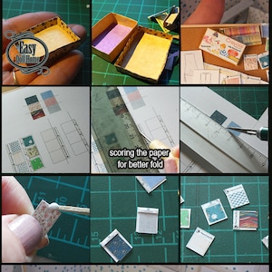 1:12 Miniature Fashion Design Student Set, for Miniature Houses in 1 12 ...