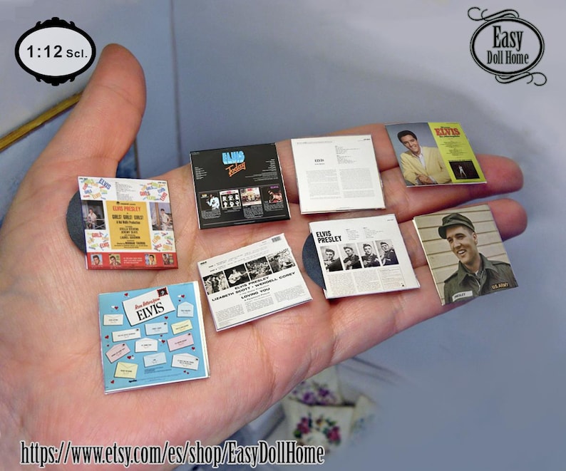 1:12 Scale Elvis Presley Collection, Authentic Reproductions, Covers ...
