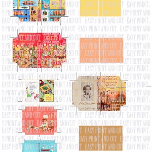 Printable 1:6 Miniature, Cookbooks Covers, Big Collections in Box ...