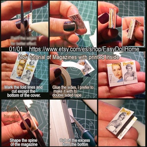 1:6 Miniature Printable Dvds, Openable or Just Covers With Box for ...