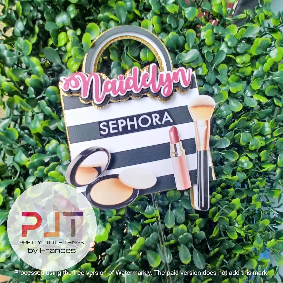 Cartera Sephora-deluxe Cake Topper Bolsa De Marca Archivo Digital SVG ...
