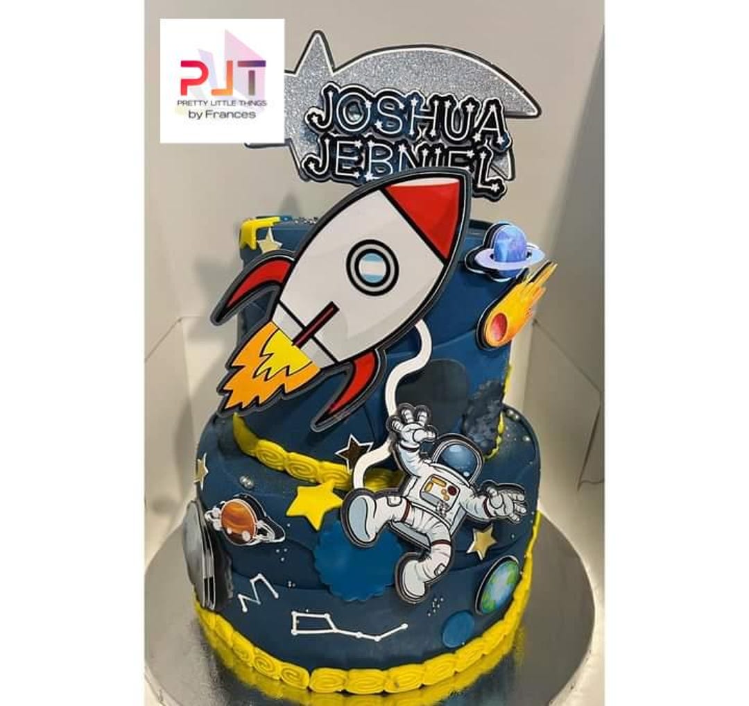 Astronaut Themed Cake Topper - Etsy