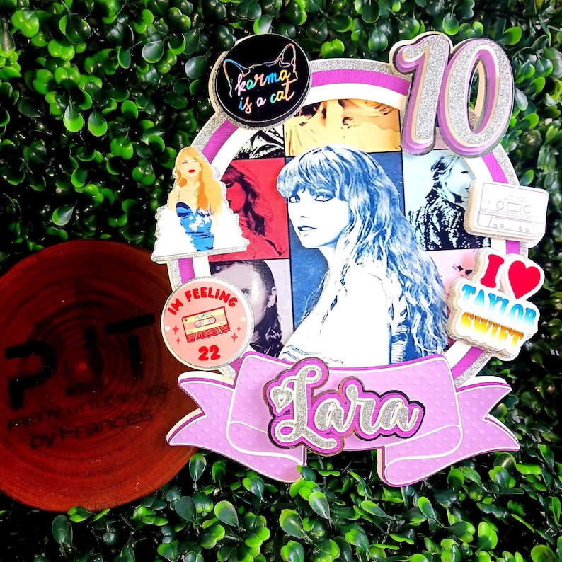 Inspired Taylor Fans Cake Topper - Etsy