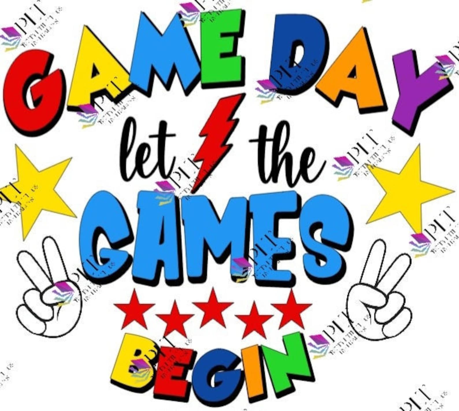 Game Day PNG: Kids School Design (digital Download) - Etsy