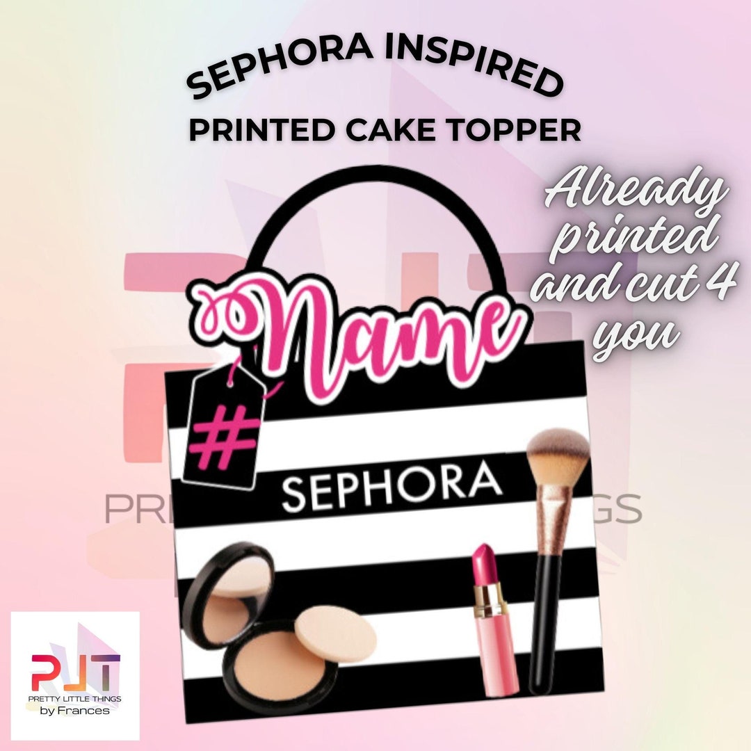 Glam Makeup Bag Cake Topper: Designer-inspired Birthday Party Decor - Etsy