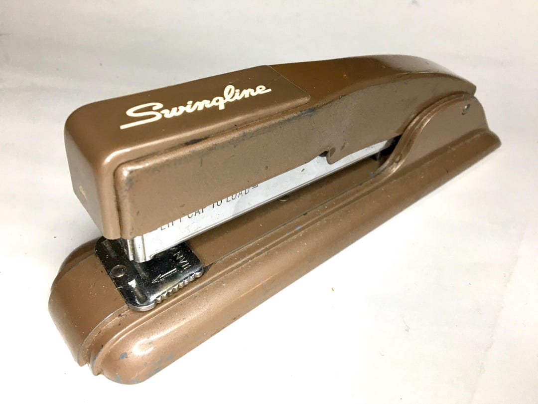 Vintage 1950s Retro Swingline Stapler #27 - 8 1/2" Tan Works Great! - Etsy