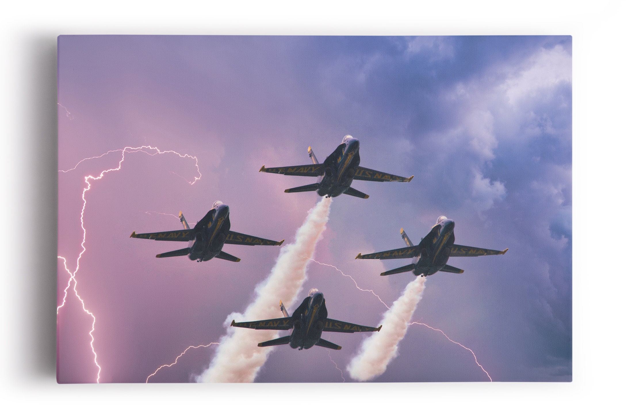 American Patriotic Blue Angels US Navy Gorgeous Scene Canvas Prints ...