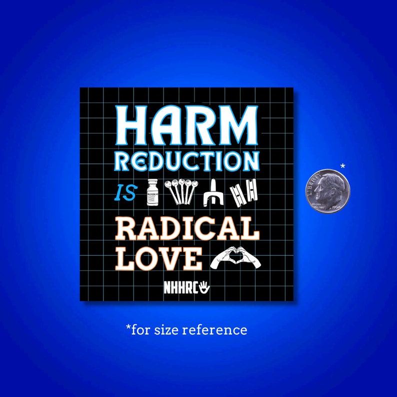 Harm Reduction Sticker 4-pack - Etsy