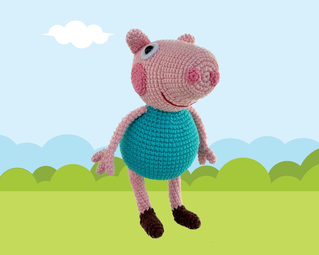 George Pig Crochet Pattern - Etsy