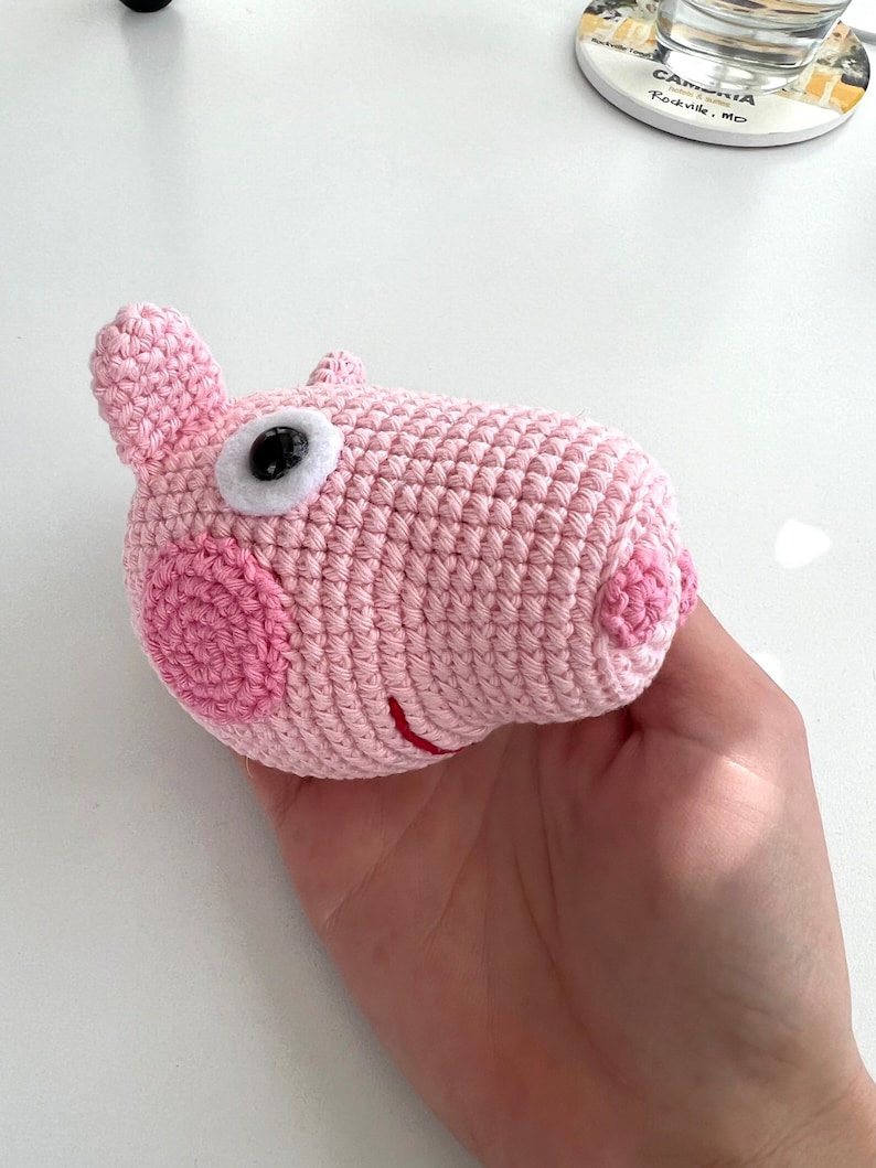 George Pig With Welly Boots and Mr.dinosaur Crochet Pattern - Etsy