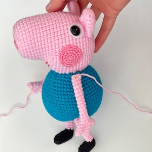 George Pig Crochet Pattern - Etsy