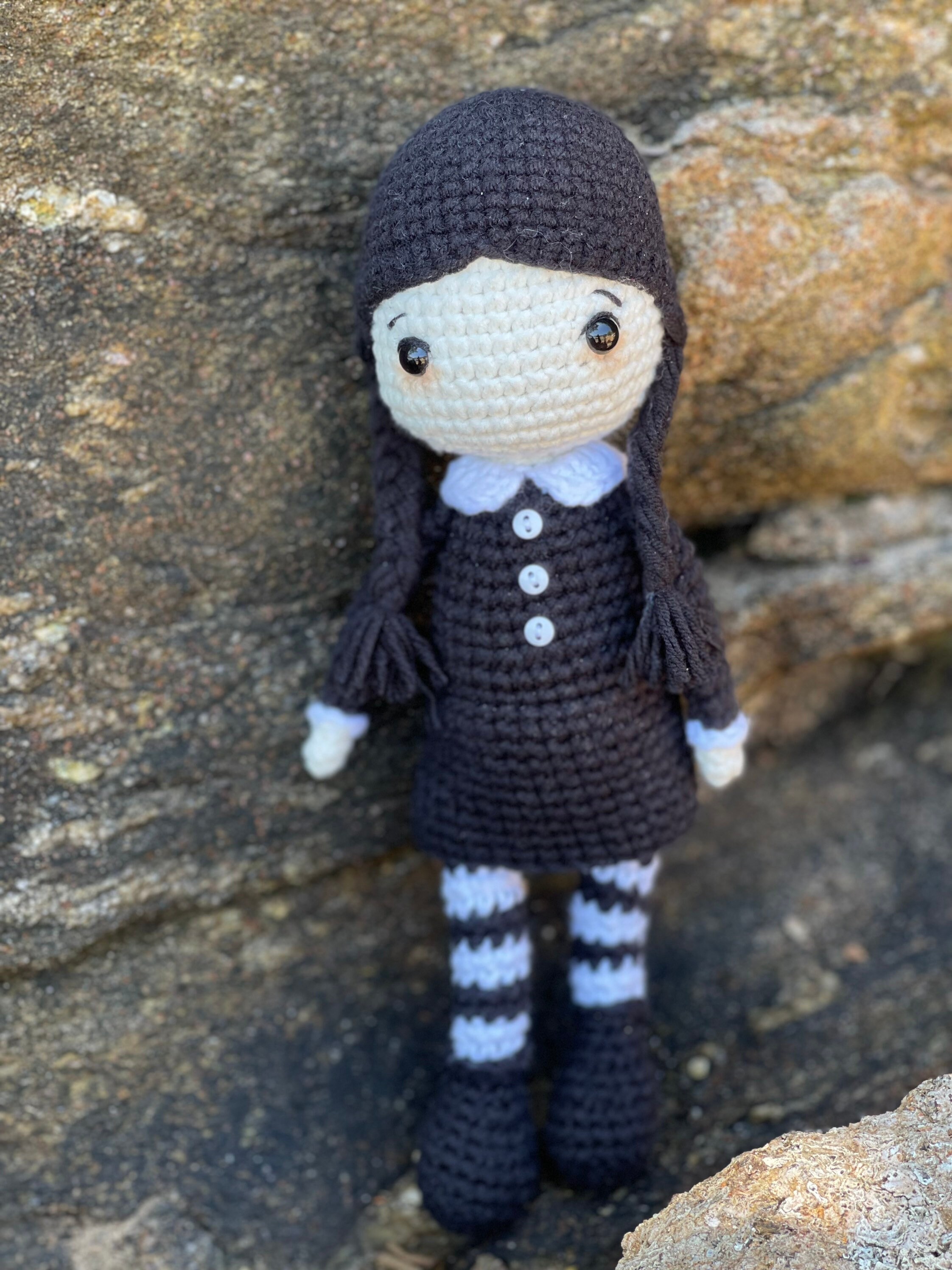 Wednesday Addams Crochet Doll Pattern - Etsy