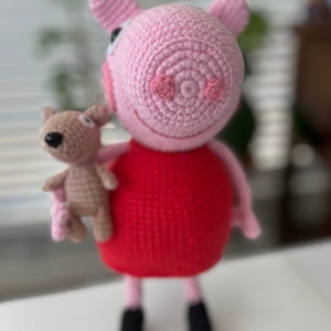 Peppa Pig, Wellies and Teddy Bear Crochet Pattern NOT A FINISHED TOY ...