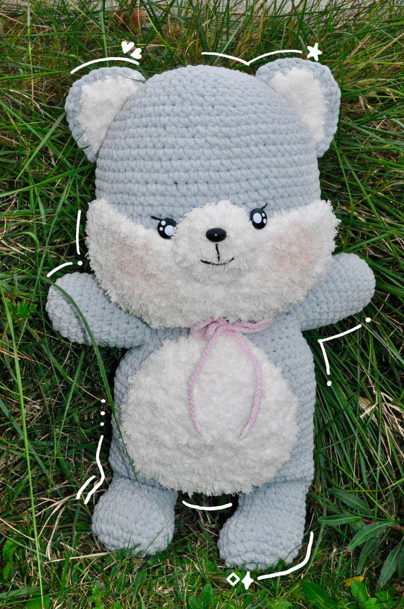 Giant Chubby Husky Pattern - Etsy