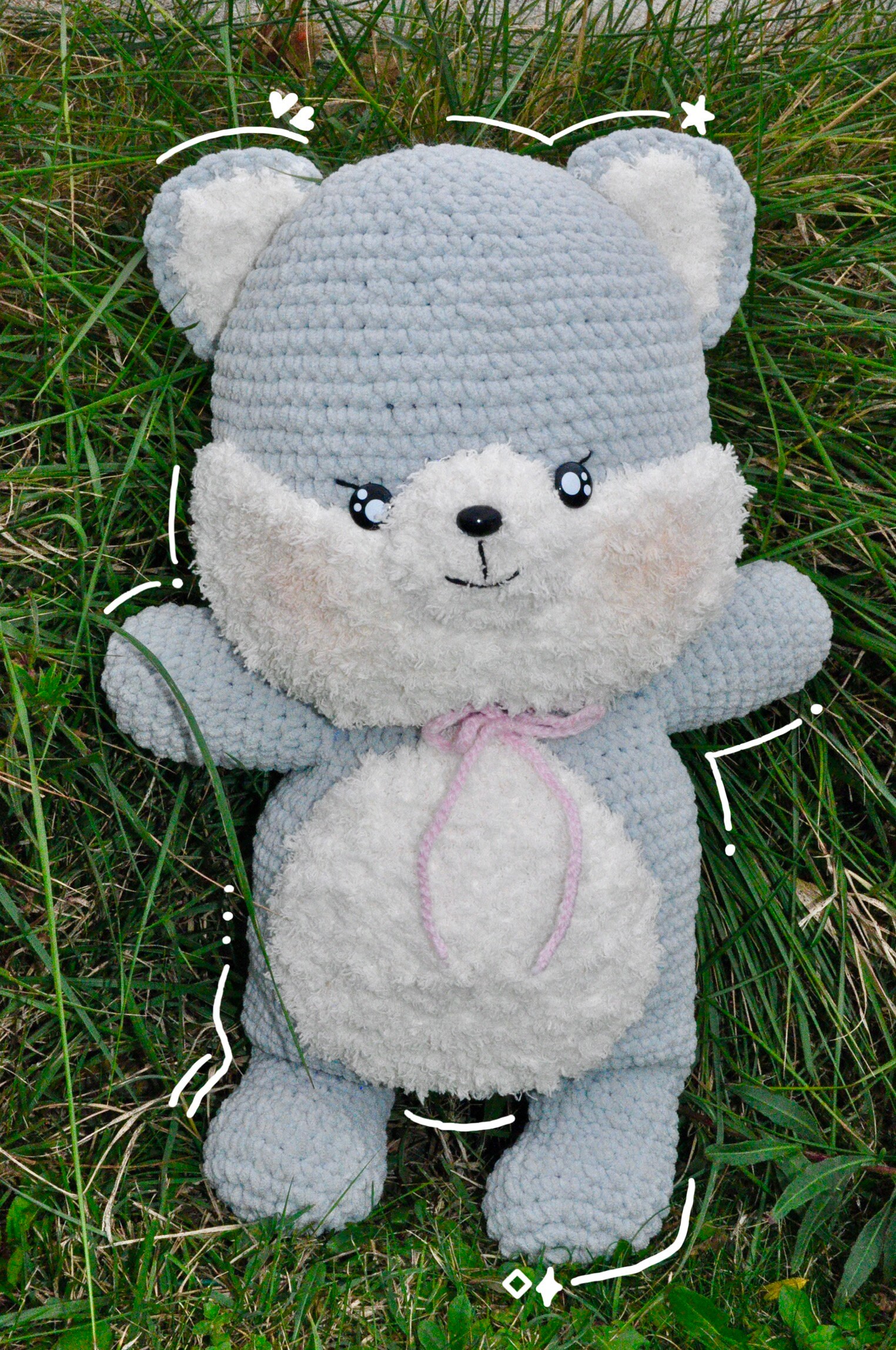 Giant Chubby Husky Pattern - Etsy