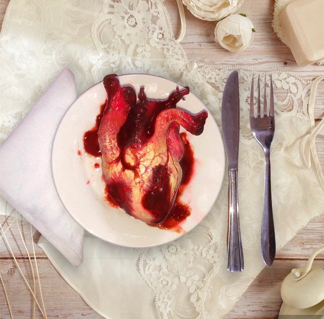 Anatomical Heart Box Decor Handmade Clay Trinket - Etsy