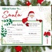 Kids Christmas Printable. Letter to Santa. Santa Claus Mail. Activity ...