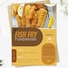 Fish Fry Flyer Editable. 5x7 DIY Canva Template Printable. Fundraiser ...