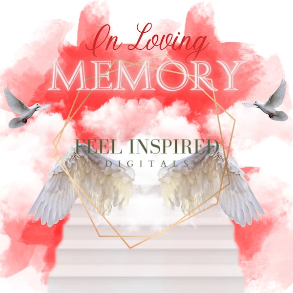 In Loving Memory Background - Etsy