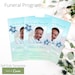 Blue Baby Funeral Program. Child Stillborn Memorial Canva Template. - Etsy