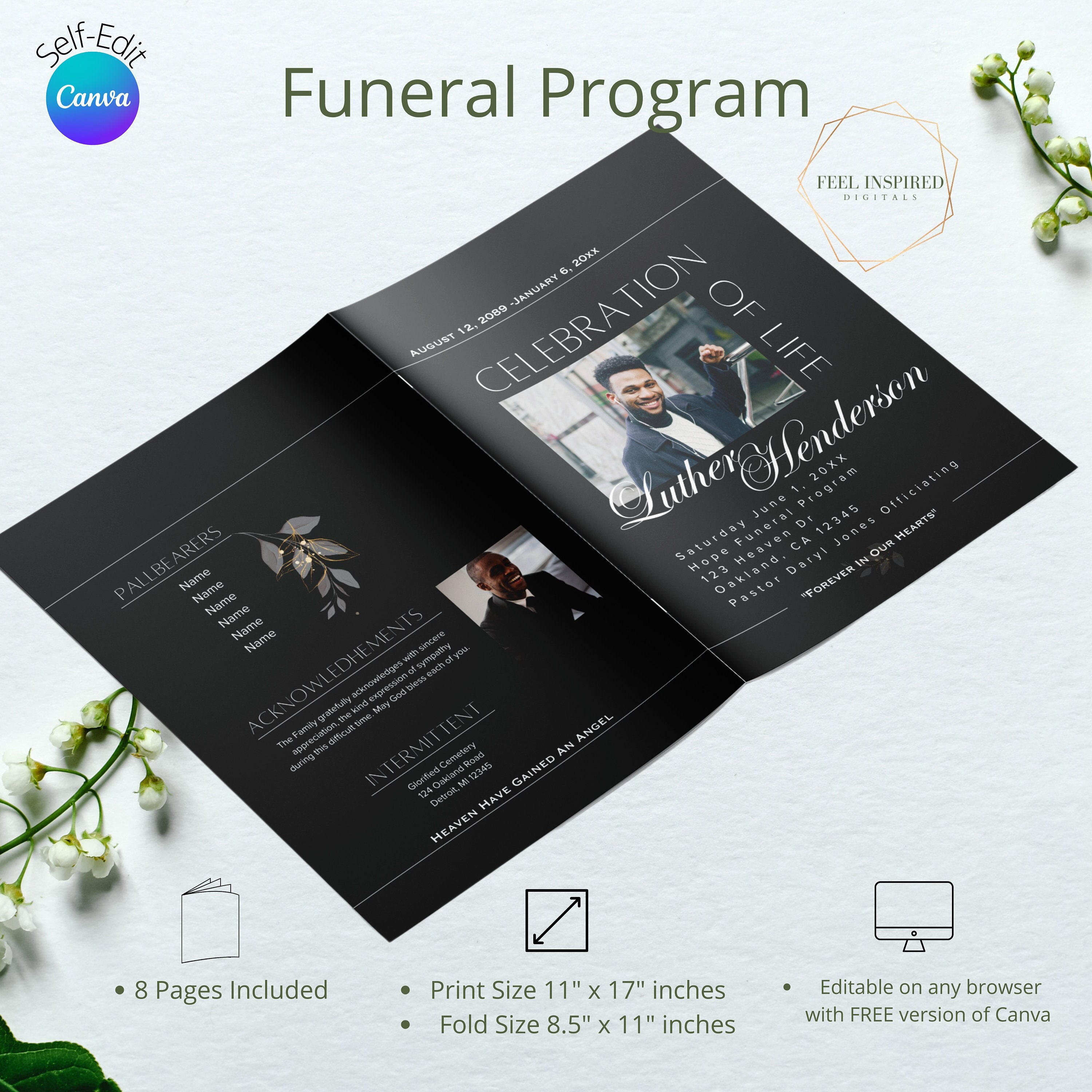 Graphics For Funeral Programs Funeral & Eulogy Programs Printing In