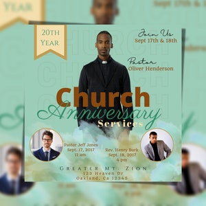 Church Flyer Bundle Deal. 6 Canva Templates Included. DIY Praise and ...