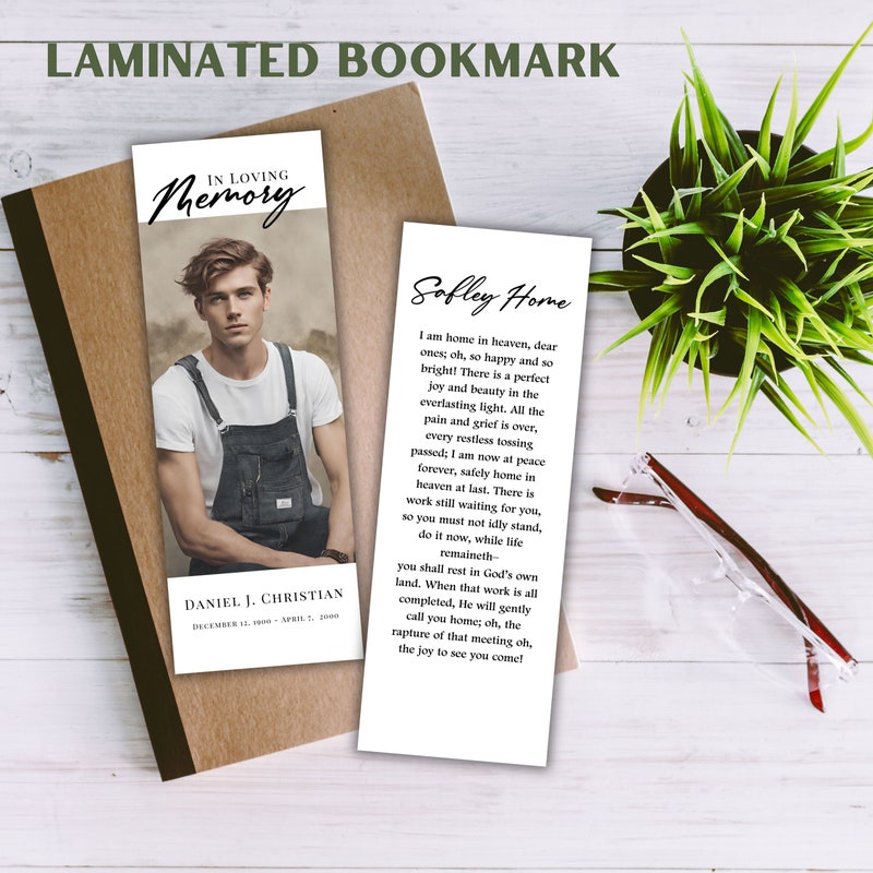 Laminated Bookmark - Etsy