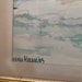 Herman Margulies Original Oil Painting C.1956 – Ocean Watercolor Scene ...