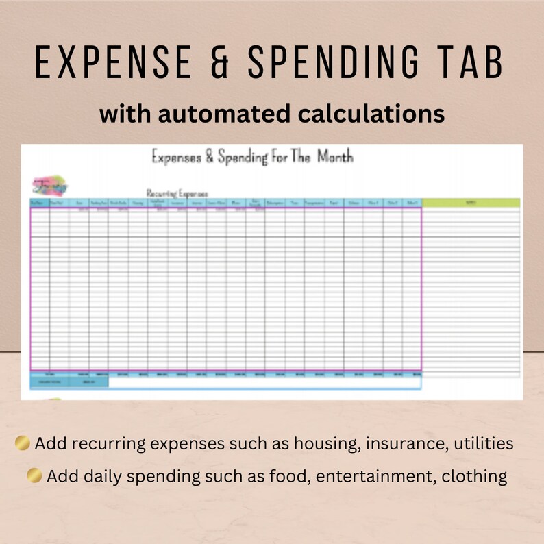 Digital Budget Planner, Finance Tracker, Finance Planner, Digital ...