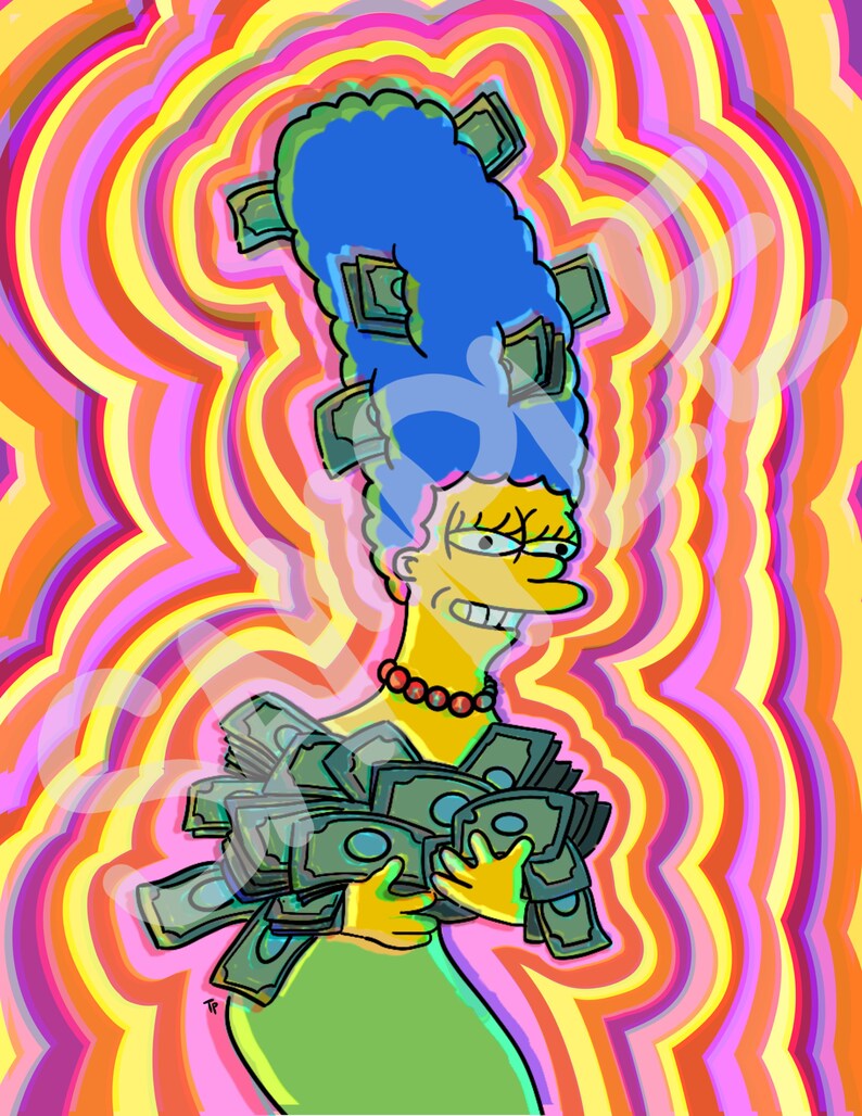 Money Marge Downloadable Print - Etsy